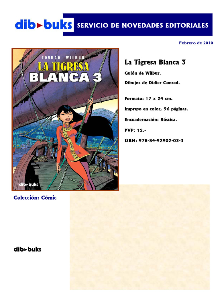 Novedad Latigresablanca3 | PDF