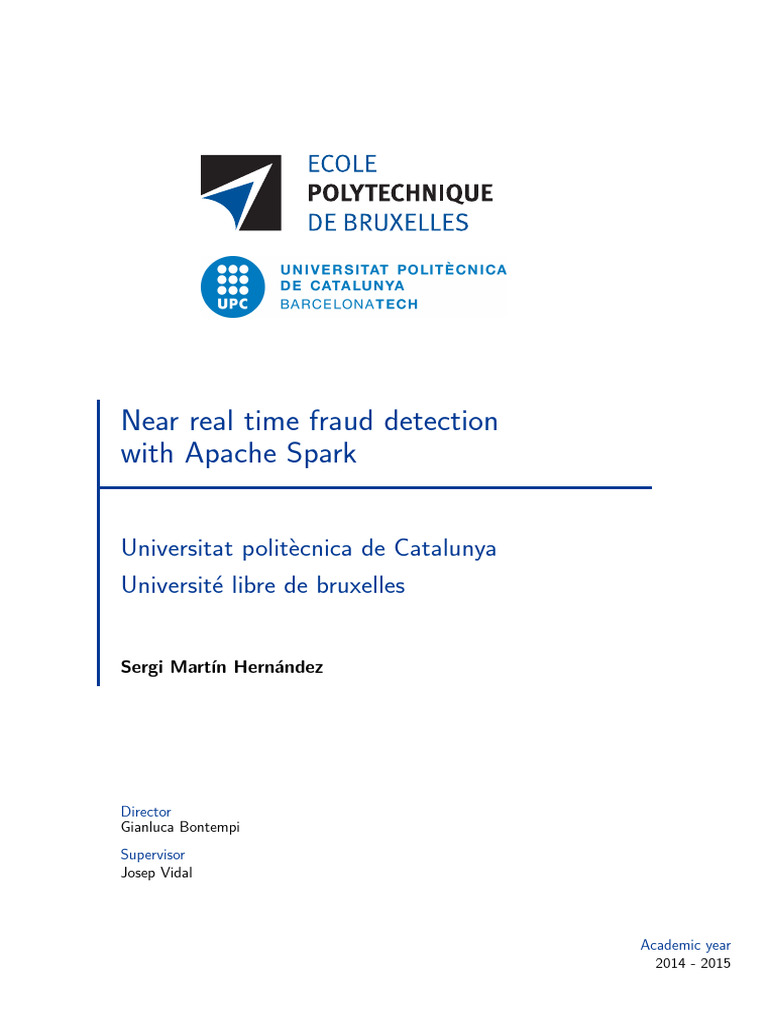 Real-Time Credit Card Fraud Detection | PDF | Apache Spark | Apache Hadoop