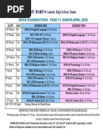 Plus One Public Examination 2026 Timetable | PDF | Science | Liberal ...
