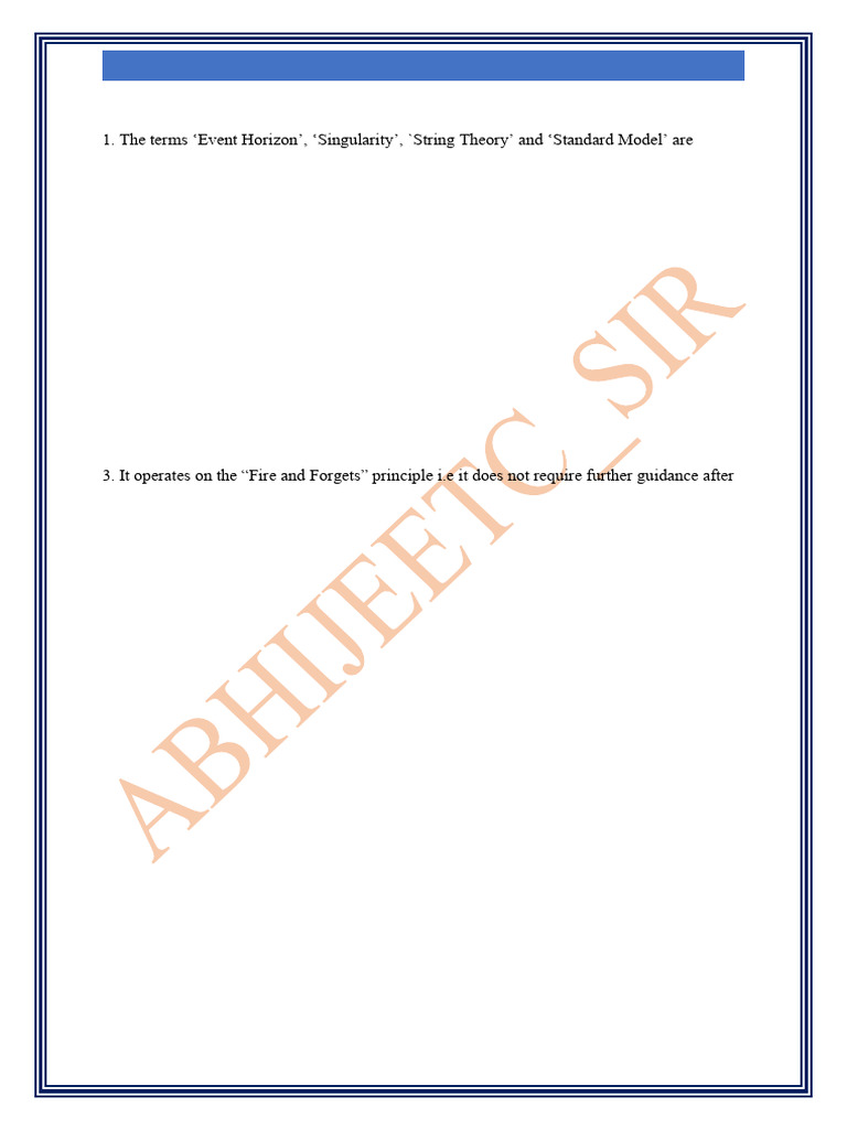CAPF 2022 MCQ Series - Q&A Guide | PDF