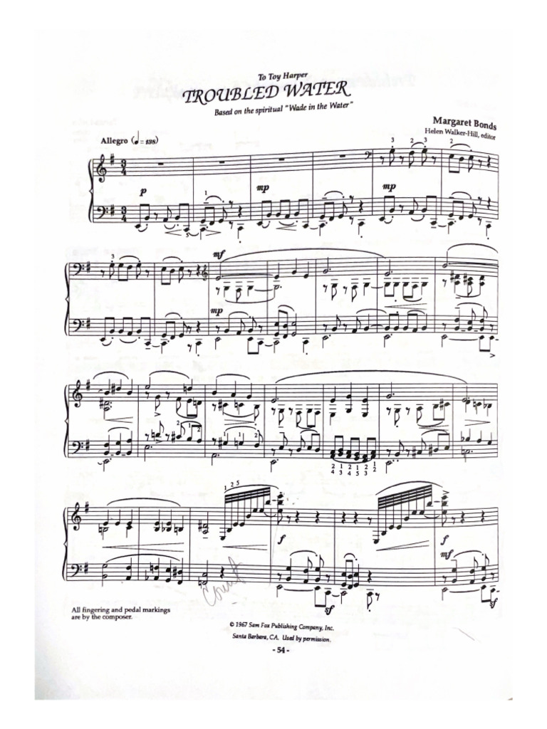 Troubled Water | PDF