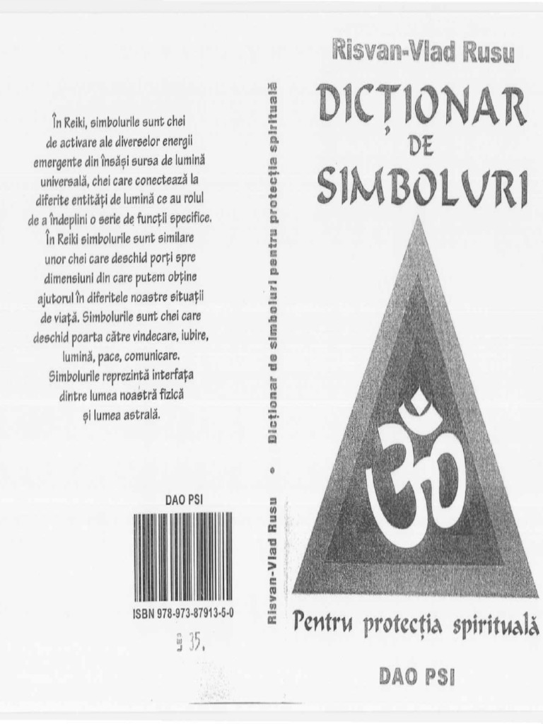 Rusu, Risvan Vlad - Dictionar de Simboluri Pentru Protectia Spirituala - Scan | PDF