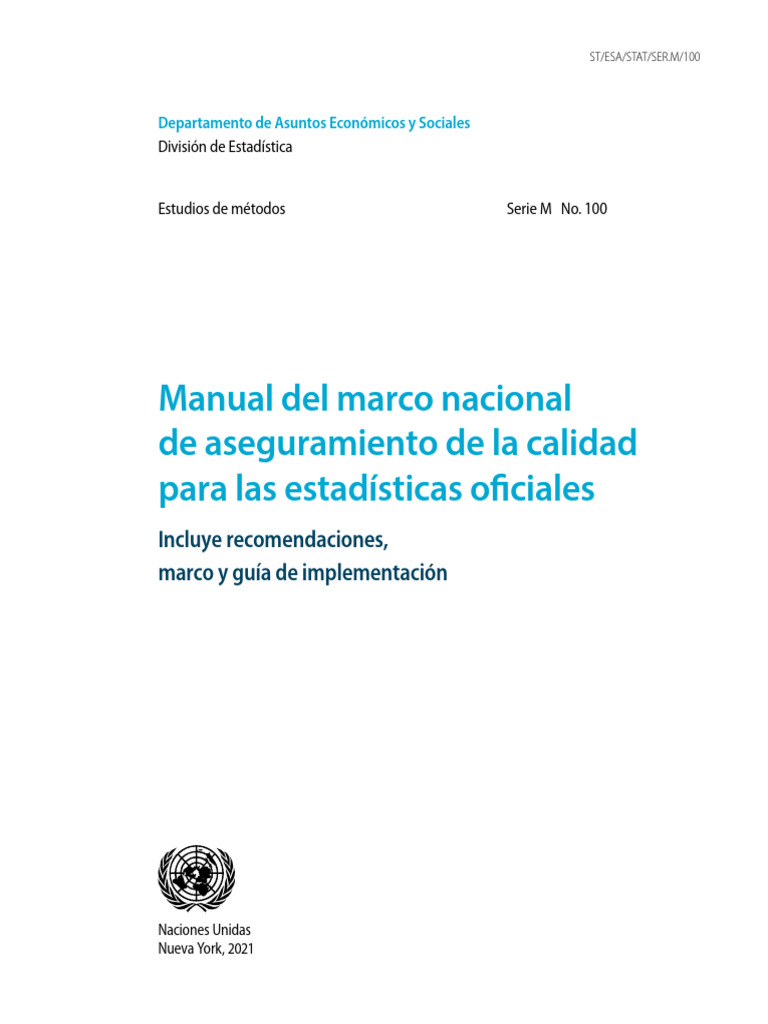 NQAF-Manual-Spanish | PDF | Naciones Unidas | Relaciones internacionales