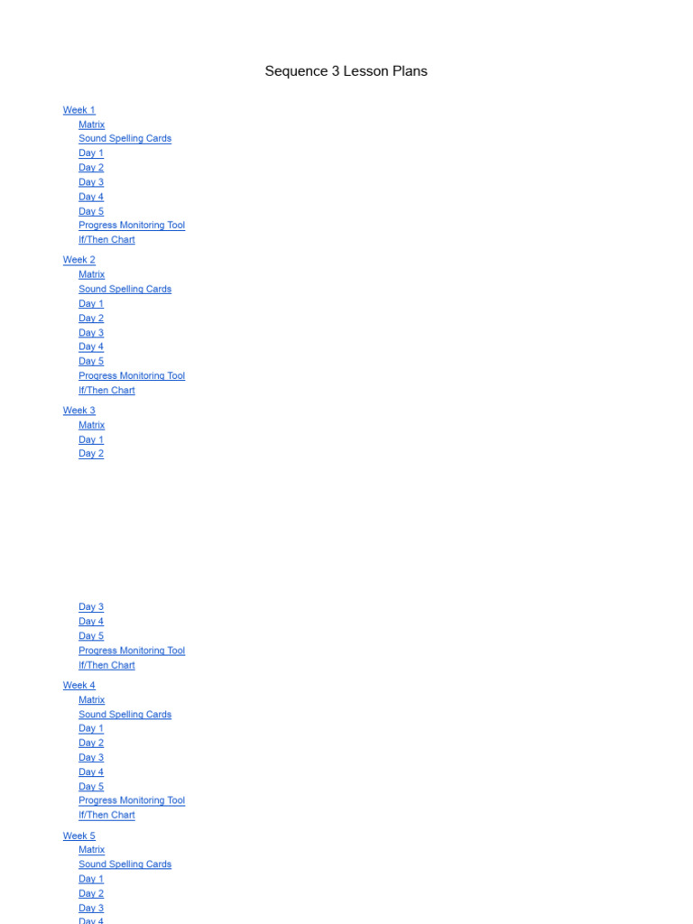 Sequence 3 Complete | PDF | Vocabulary | Writing