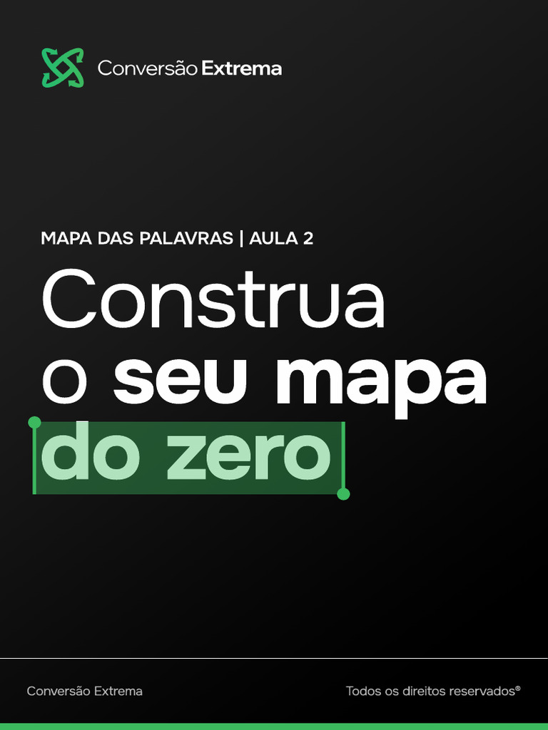 PDF - Aula 2 - Construa o Seu Mapa Do Zero | PDF