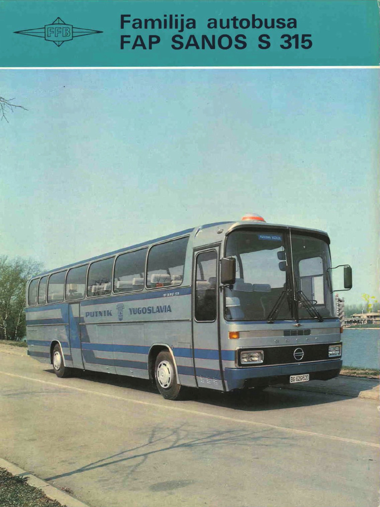 Familija Autobusa FAP SANOS S 315 1987 | PDF
