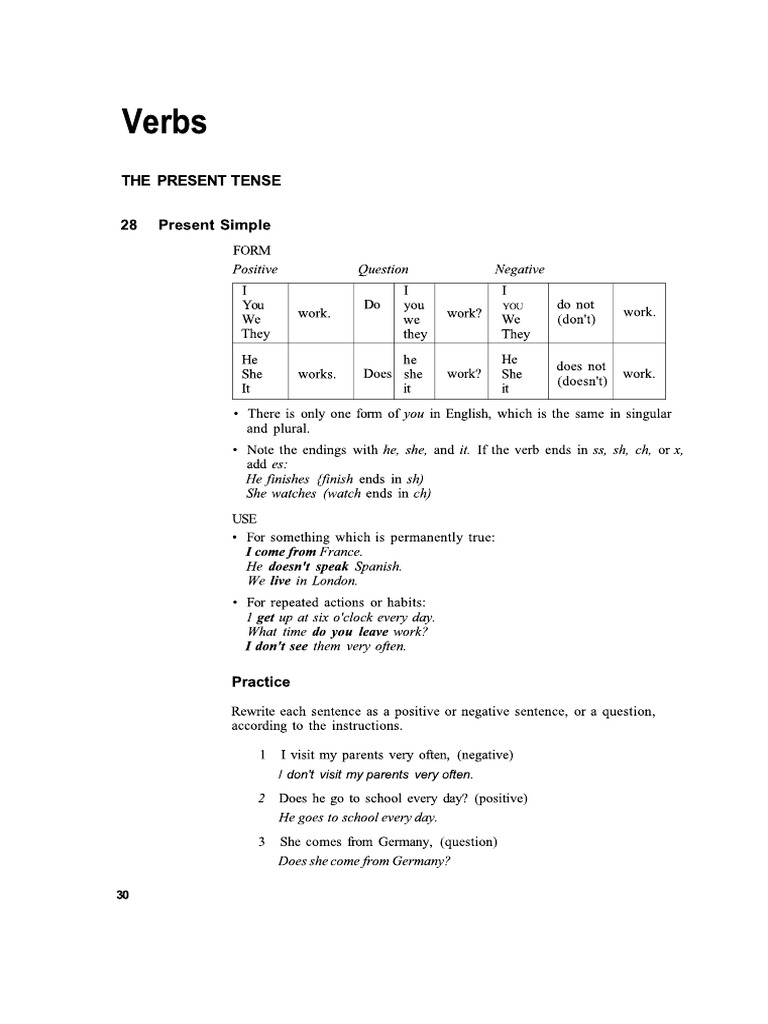 Exercises 1 Grammar Practice | PDF