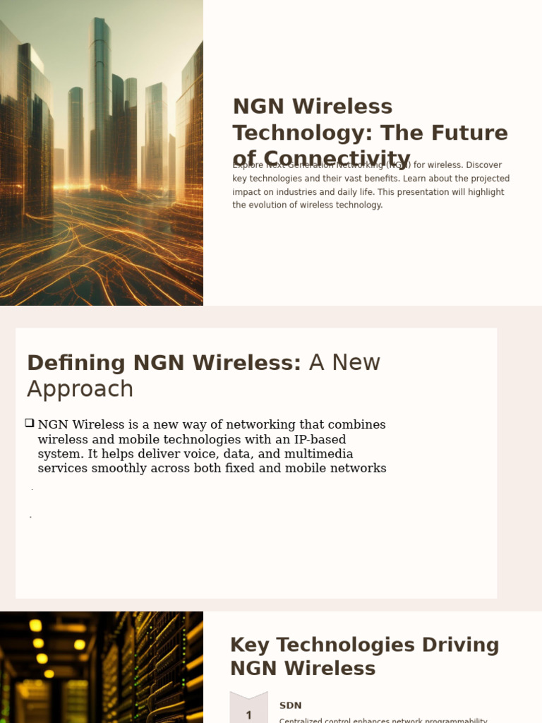 NGN Wireless Technology The Future of Connectivity | PDF | Internet Of ...