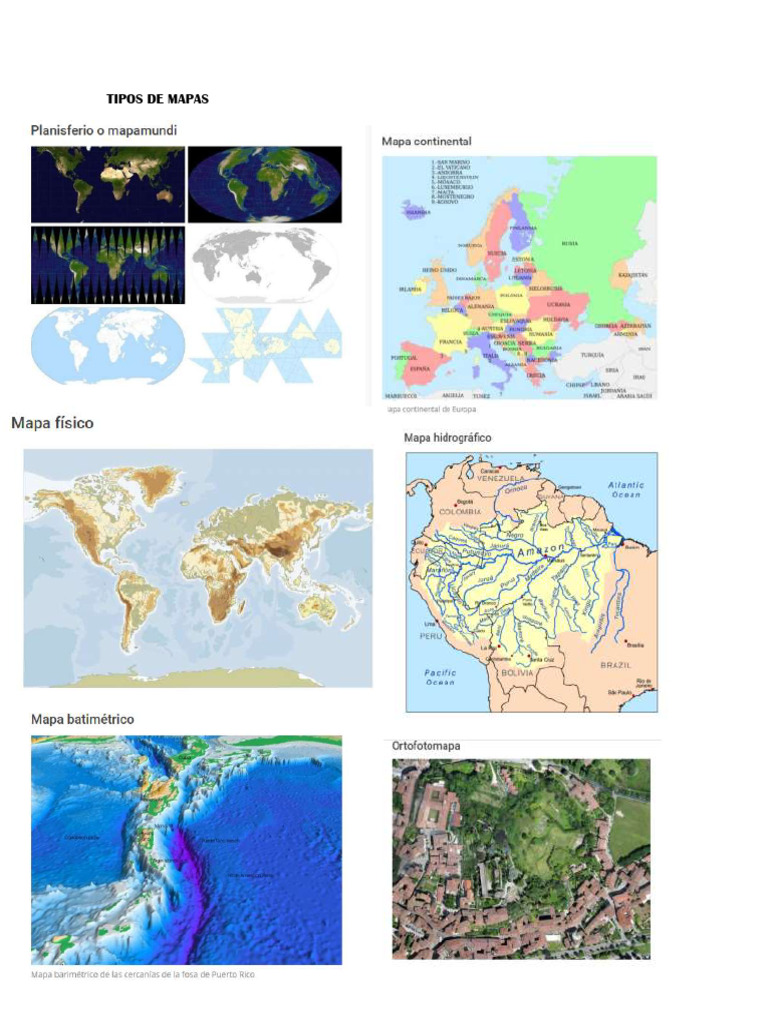 Tipos de Mapas | PDF