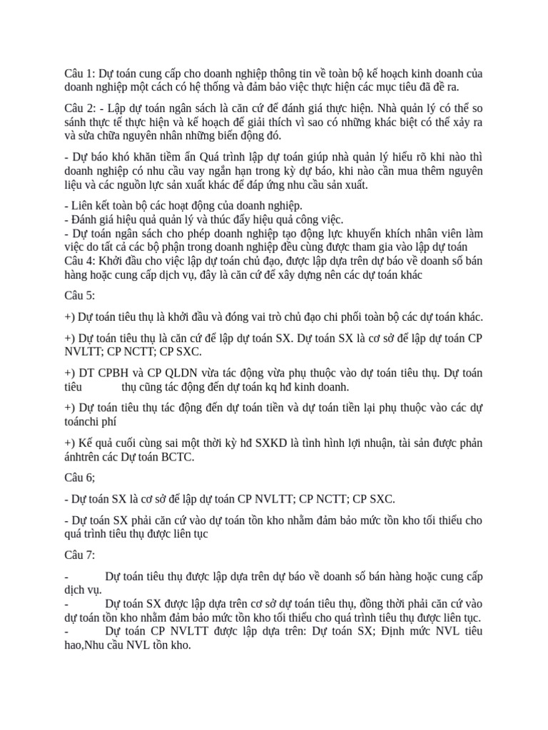 Bai Tap Chuong 1. | PDF