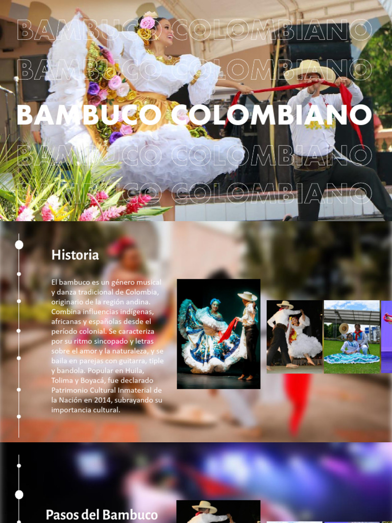 El Bambuco, Baile Tradicional Colombiano | PDF