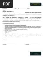 Carta Poder Simple para Tramites IMSS | PDF