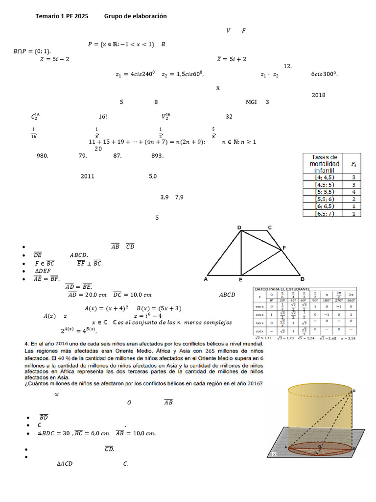 Temario 1 PF 2025 | PDF | Lógica