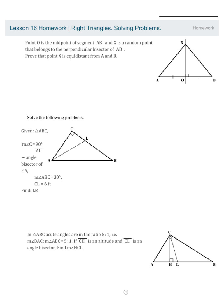 Geometry I II A - 7 | PDF