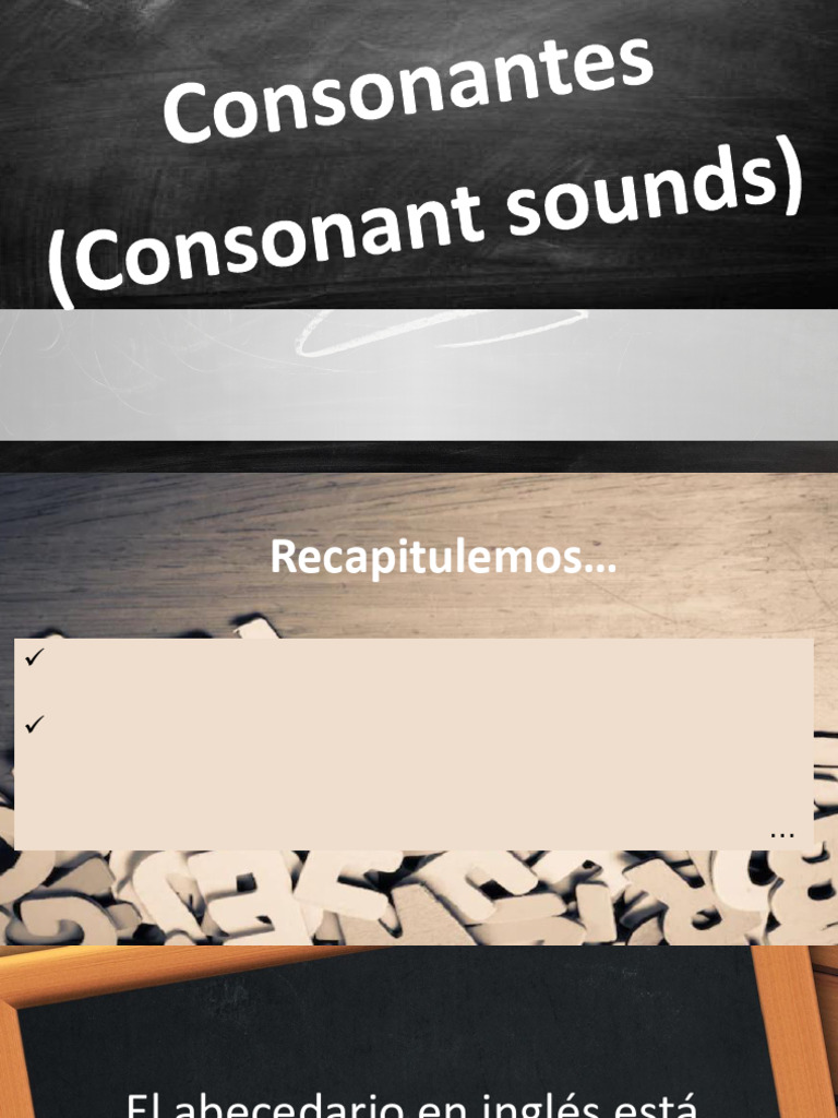 Sonidos de Consonantes en Inglés | PDF | Lingüística | Idiomas