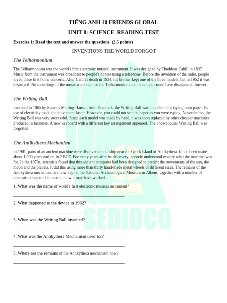 Fifth Grade Exam Insights: Units 1-4 | PDF | Umbrella
