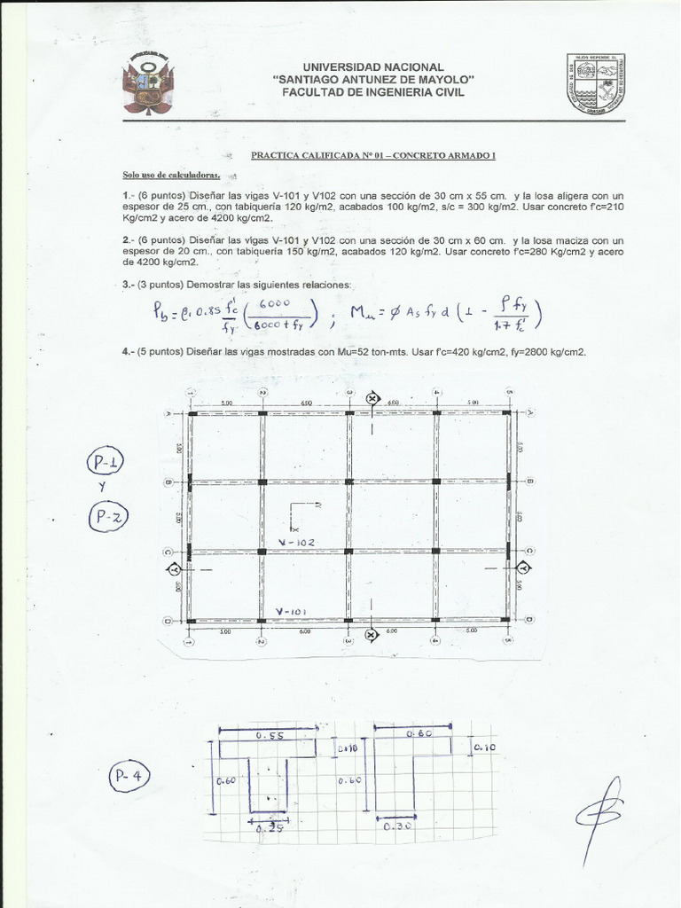 Solucionario Primera Practica Concreto 1 Pdf
