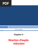 Cours D'électrochimie | PDF | Réaction d'oxydoréduction | Électrochimie