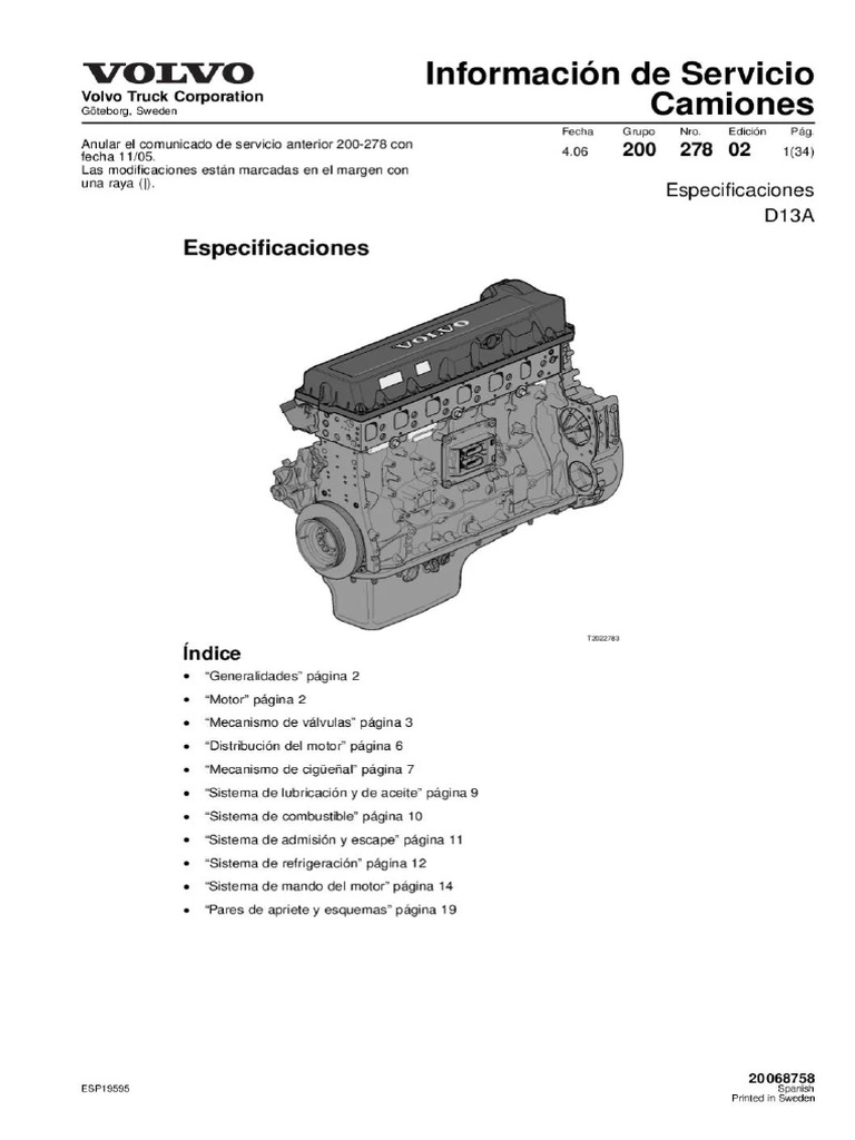 Sensores Volvo | PDF