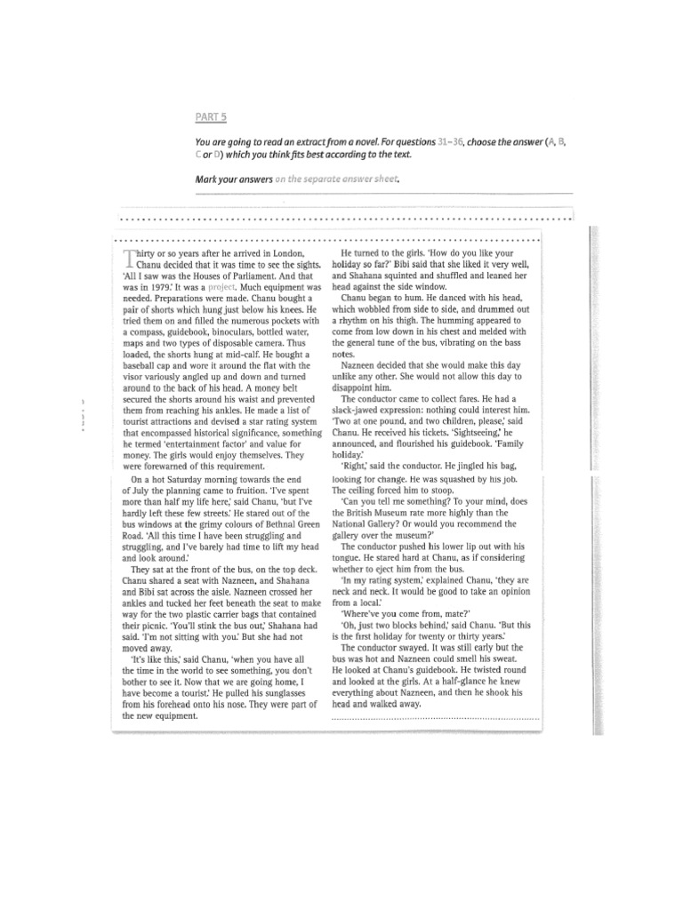 Cae Reading Test Practice Pdf