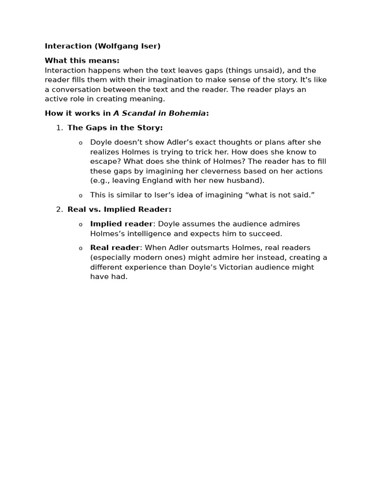 Interaction Theory | PDF