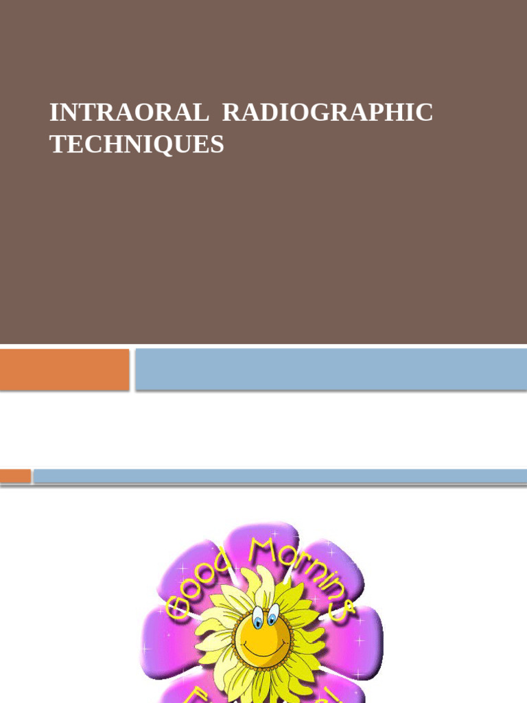 Intraoral Radiographic Techniques Overview | PDF | Dental Anatomy ...