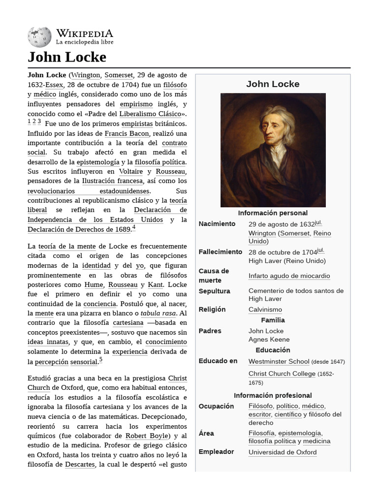 John Locke | PDF | John Locke | Razón