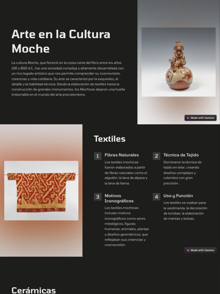 Arte en La Cultura Moche | PDF