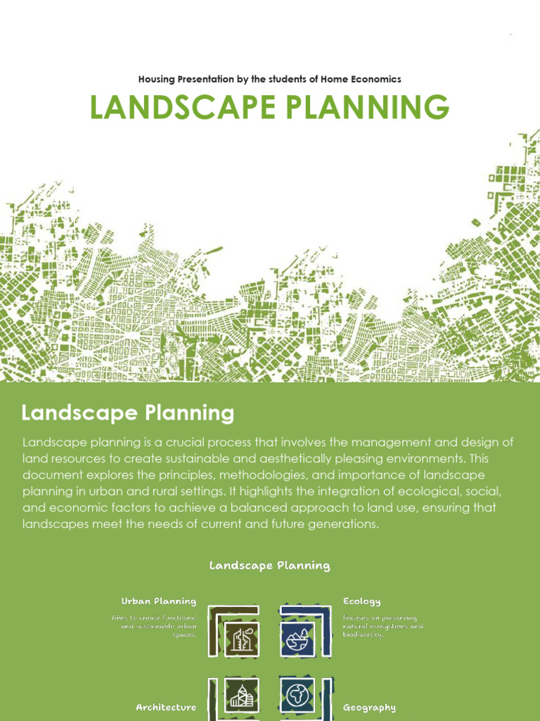 Landscape Planning Presentation | PDF | Landscape | Sustainability