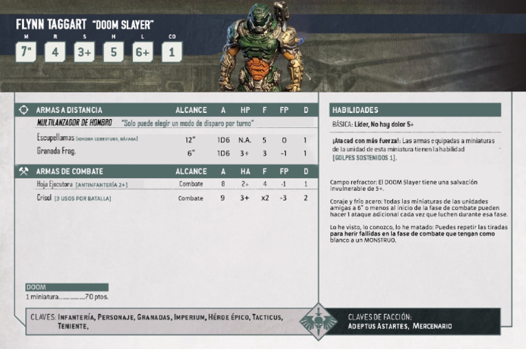 FICHA DOOM | PDF