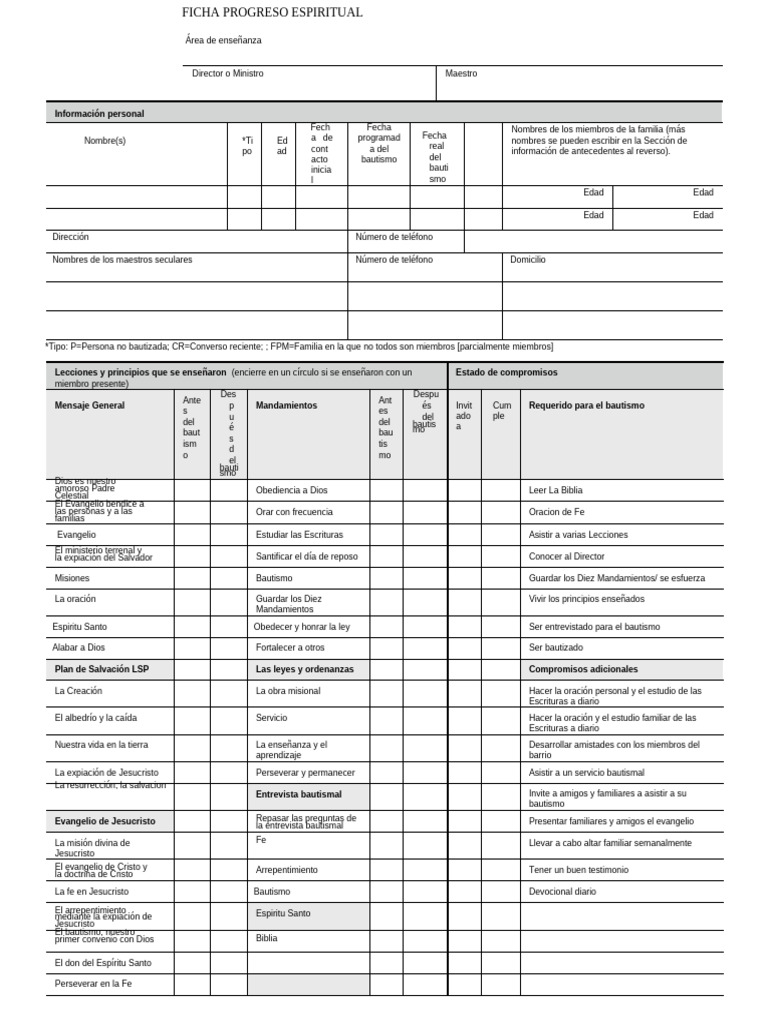 Registro de Ense Anza | PDF | Bautismo | Salvación