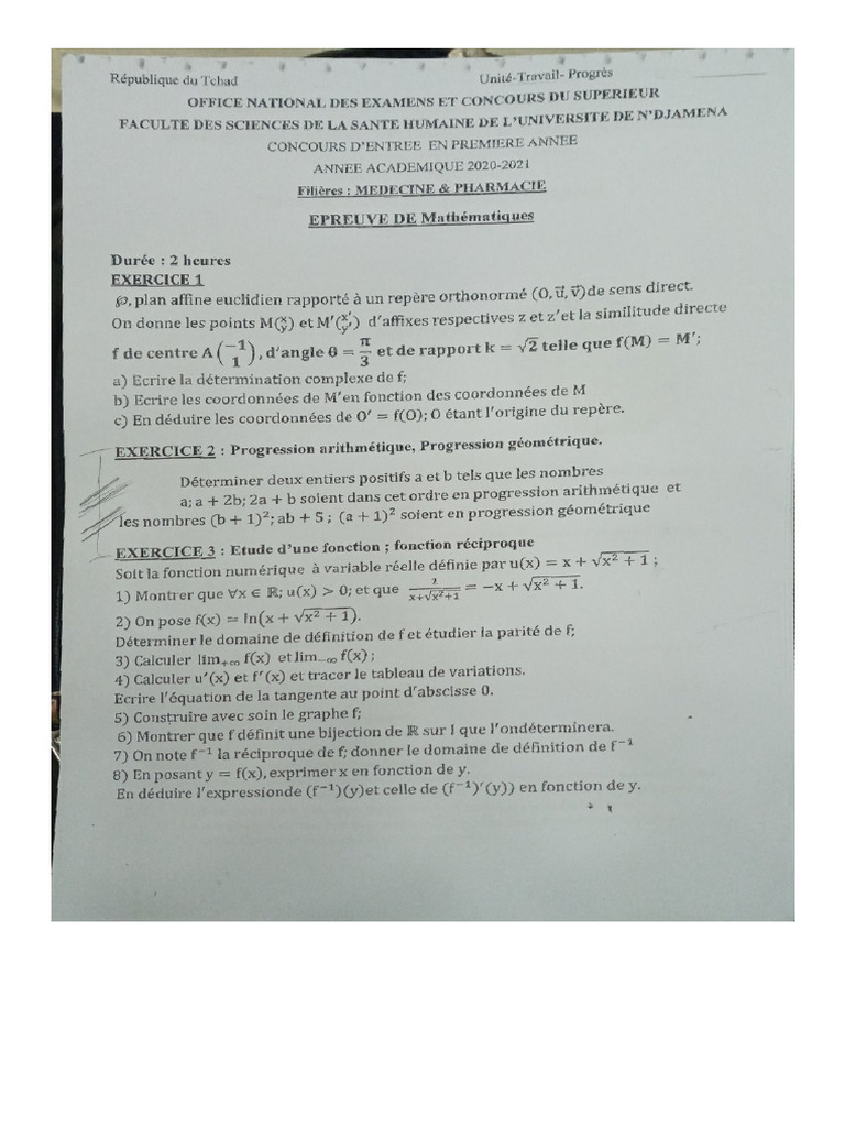 Prepa Concours 1 1 | PDF