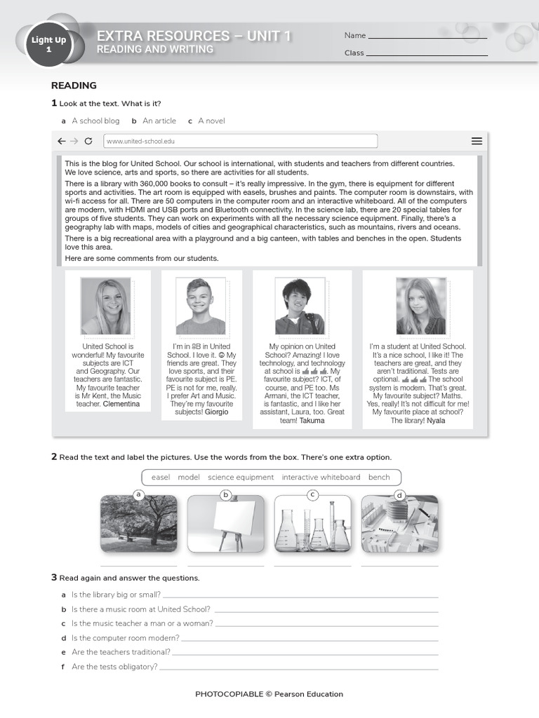 Level 1 Unit 1 | PDF