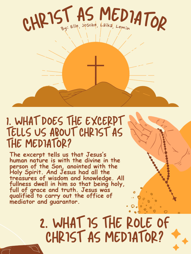 Christ As Mediator PDF | PDF