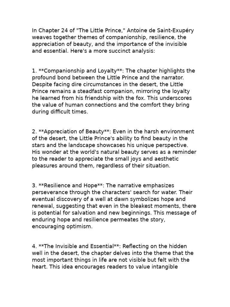 Analysis of Chapter 24 | PDF