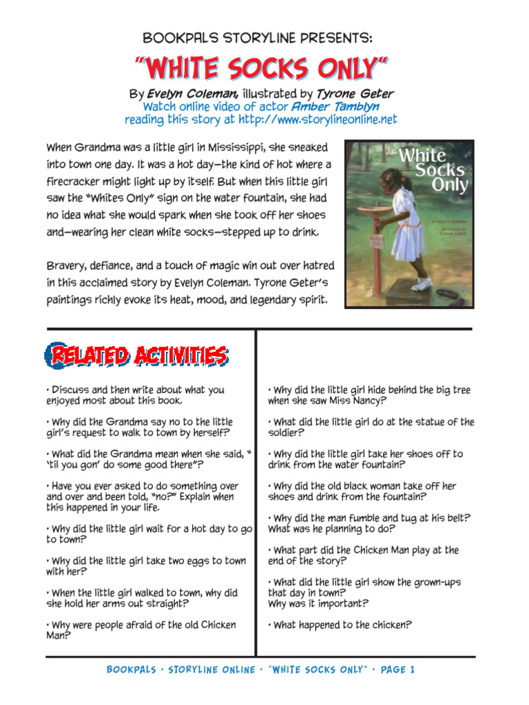 Whitesocksstoryline Whitesocks | PDF