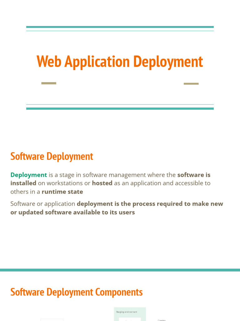 Web Application Deployment | PDF | Virtual Machine | Virtualization