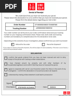 Courier Declaration Format For Non Commercial Value | PDF