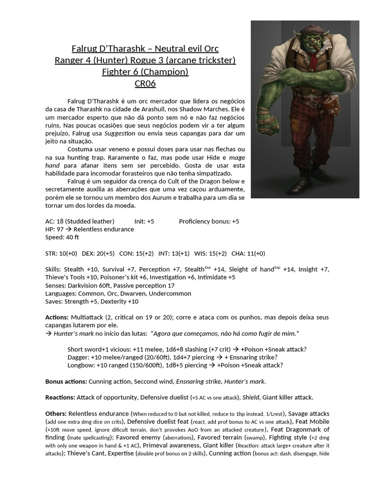 CR06 - Falrug D'Tharashk - Merchant Orc | PDF