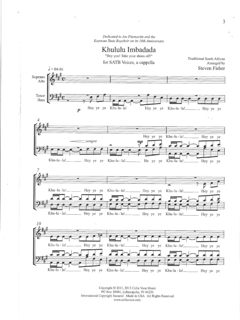 Khululu Imbadada | PDF