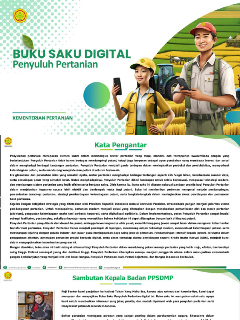 Buku Saku Penyuluh Pertanian 2025 | PDF