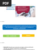 Manual ESAVI 2025: Vigilancia Vacunal | PDF | Vacunación | Vacunas
