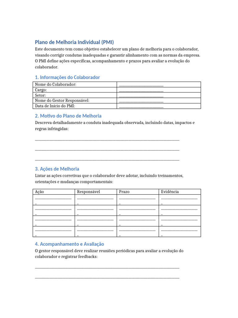 Modelo PMI | PDF | Gestão de recursos humanos