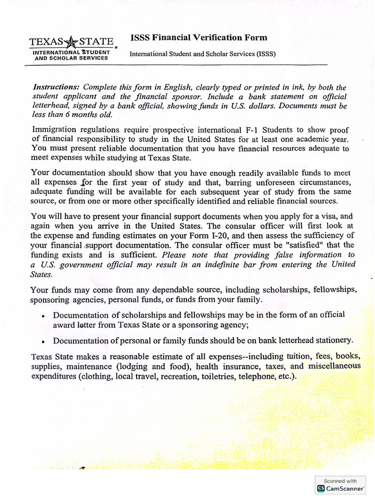 Financial Verification | PDF