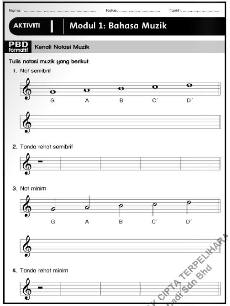 Latihan Muzik | PDF