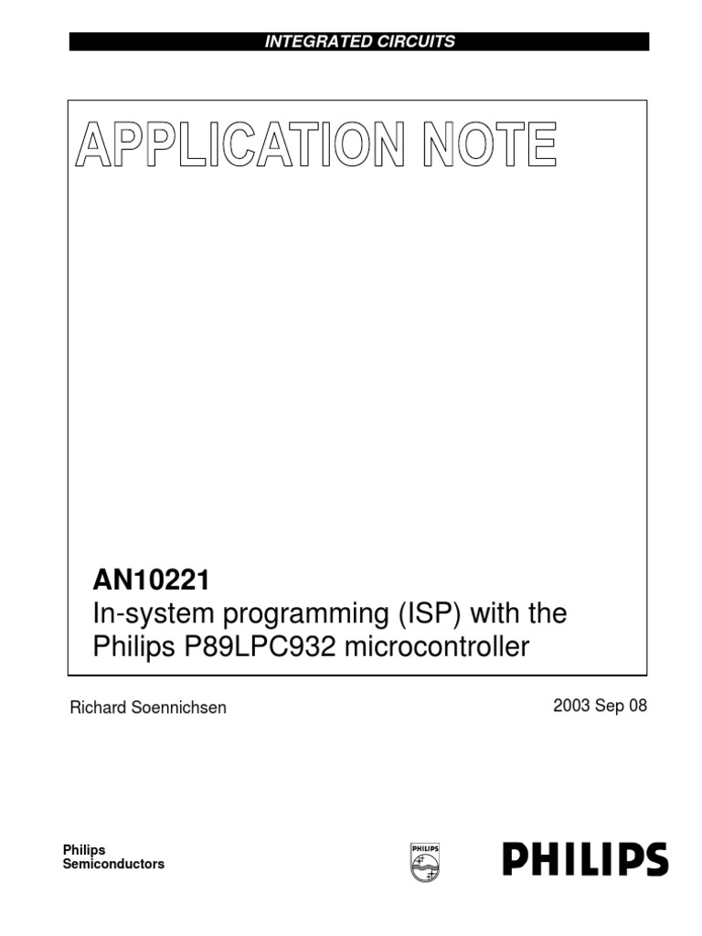 An10221 2 | PDF | Booting | Microcontroller