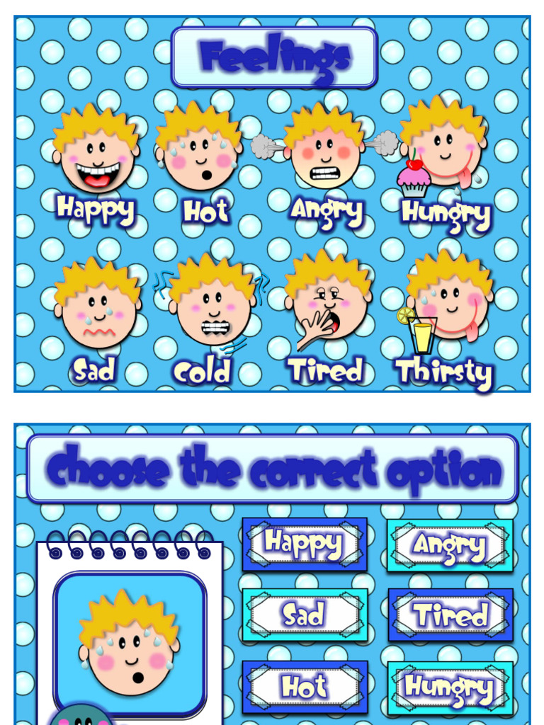 Feelings Multiplechoice Games - 37100 | PDF