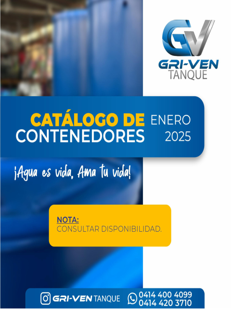 Catalogo Griven Tanque 2025-1 | PDF