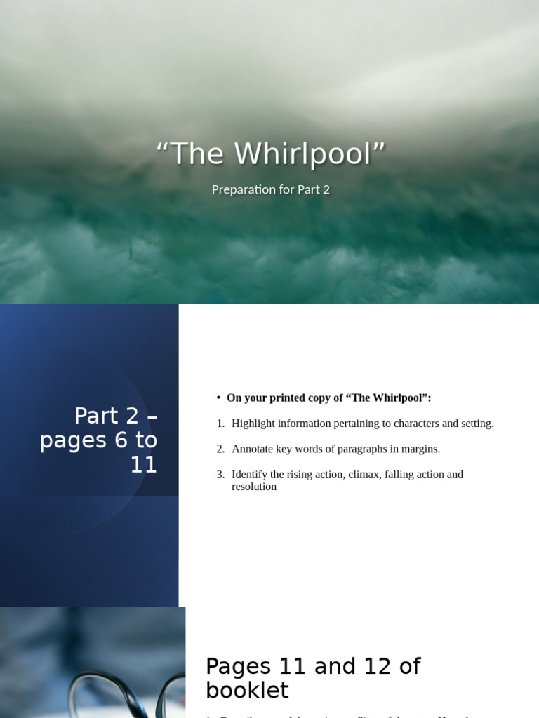 "The Whirlpool: Study Guide Activities" | PDF