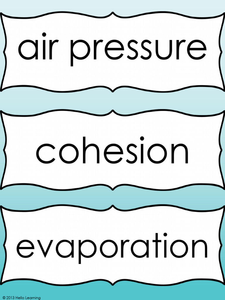 Science Experiment Bubbles - Vocab | PDF